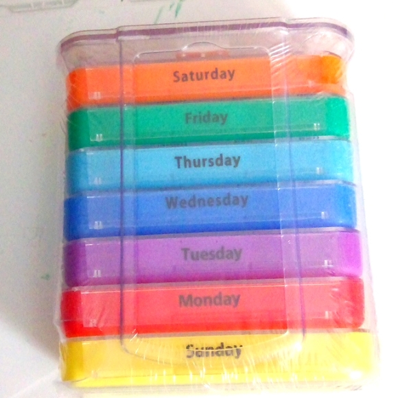 Source Unknown | Storage & Organization | 7 Daysweekly Multicolor Coded ...